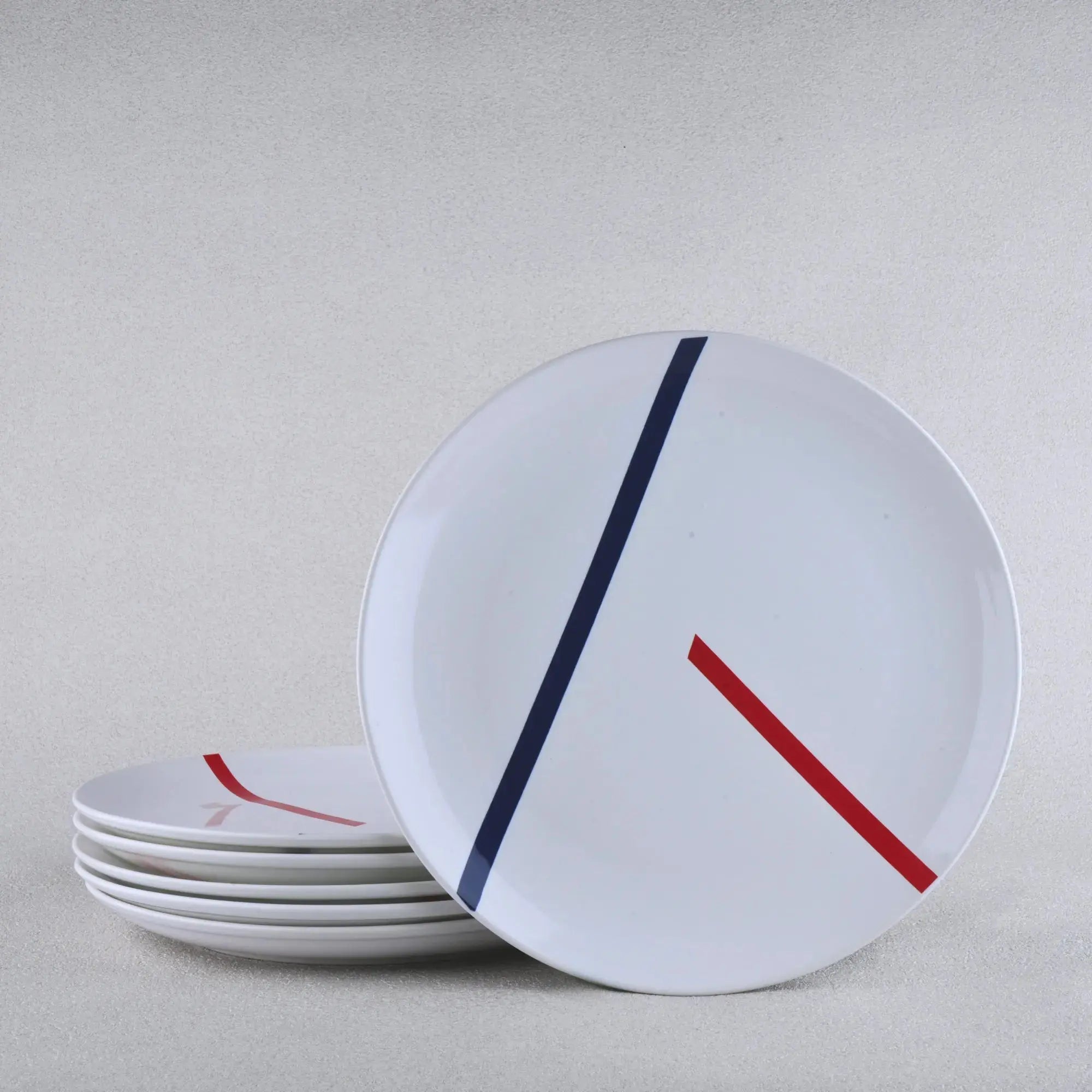 TAMO Premium Ceramic Dinner Plates Set of 6 | BlackCarrot